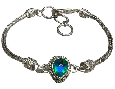 Sterling Silver Siesta Key Watercolor Gemstone (TM) Bracelet SKB36 ...