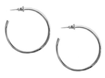 Sterling Silver Hoops (Small) - Silver City Sarasota