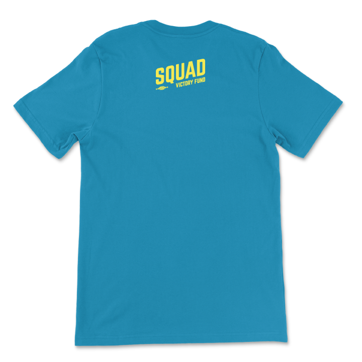 Embrace The Base (Classic Teal Tee) - Squad Victory Fund Webstore