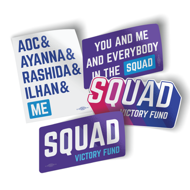 Squad Stickers (Vinyl Stickers -- Combo Pack of Four!) - Squad Victory ...