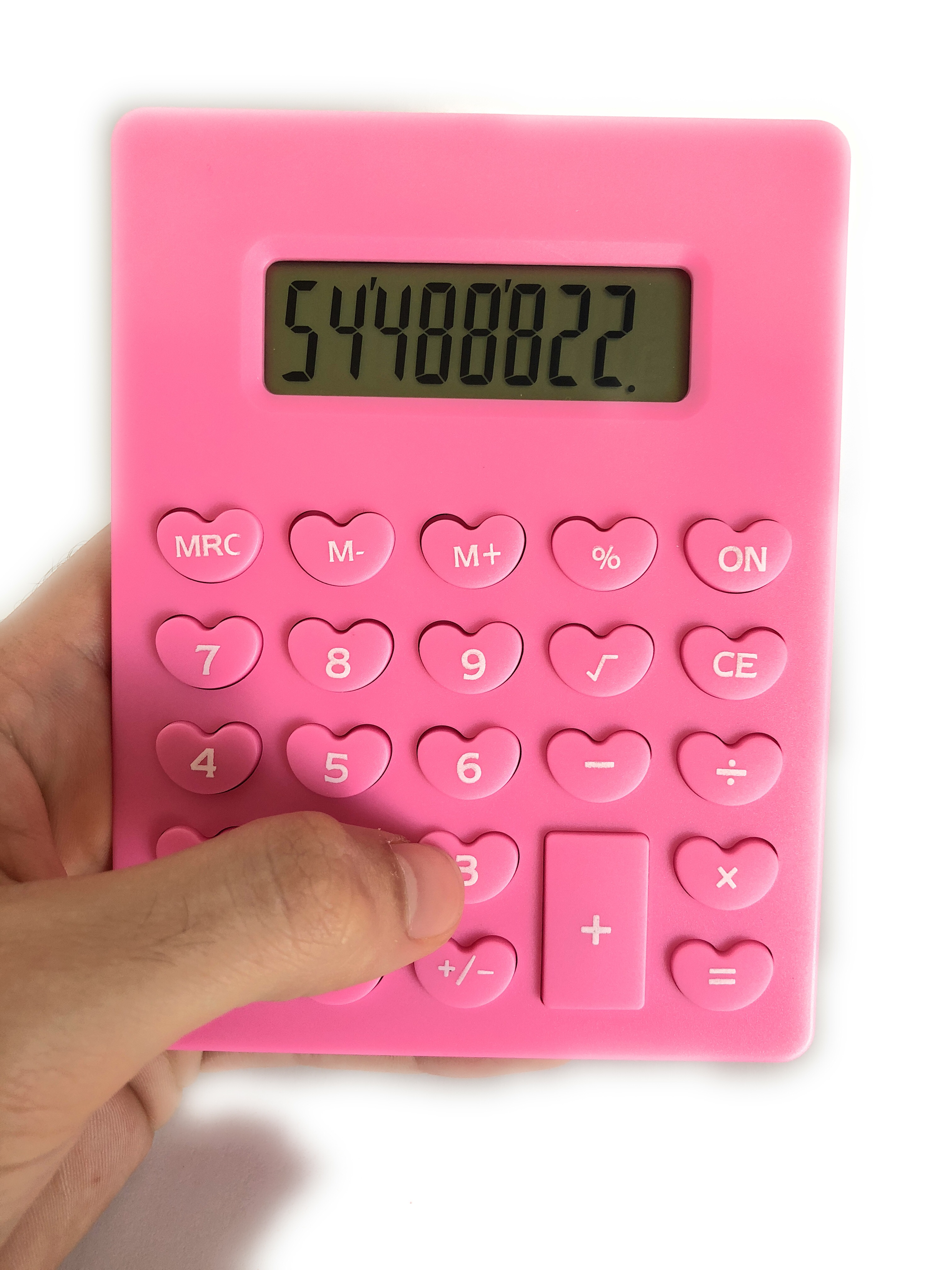 P010 CALCULATOR PINK NO LOGO - PUBLIKAY DIRECTORS LLC