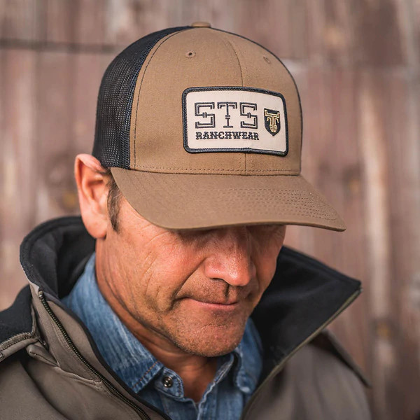 TAN LINEAR STS RANCH CAP - FRINGE WESTERN WEAR