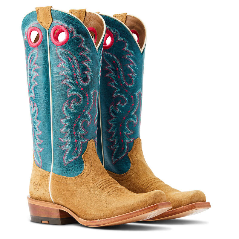 ARIAT WOMEN'S FUTURITY BOON BUCKSKIN BOOT - FRINGE WESTERN WEAR