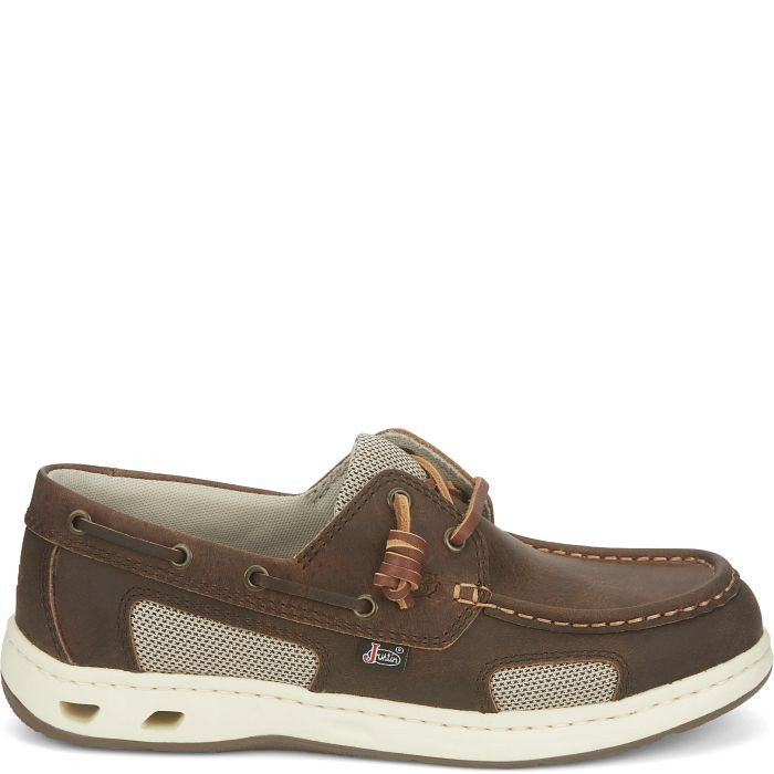 JUSTIN GR100 ANGLER SLIP ON CASUAL SHOE - FRINGE WESTERN WEAR