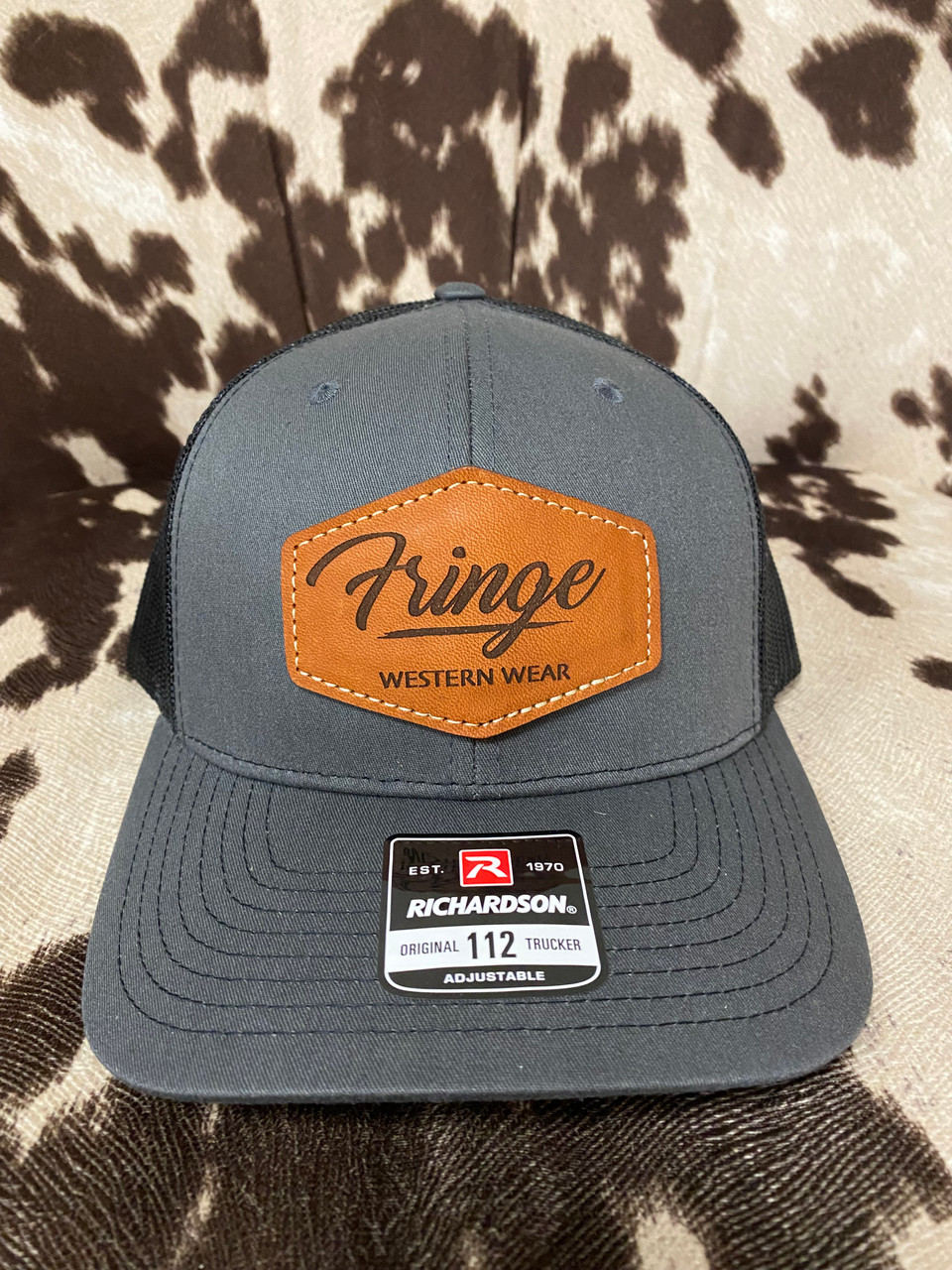 FRINGE CHARCOAL/BLACK HAT - FRINGE WESTERN WEAR