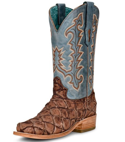 CORRAL WOMENS A4205 PIRARUCU FISH BOOT - FRINGE WESTERN WEAR