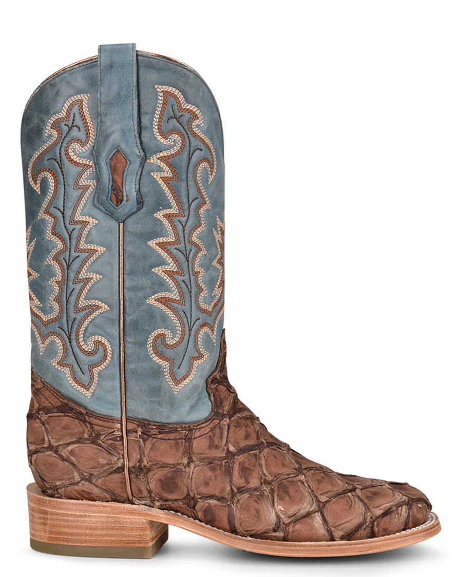 CORRAL WOMENS A4205 PIRARUCU FISH BOOT - FRINGE WESTERN WEAR