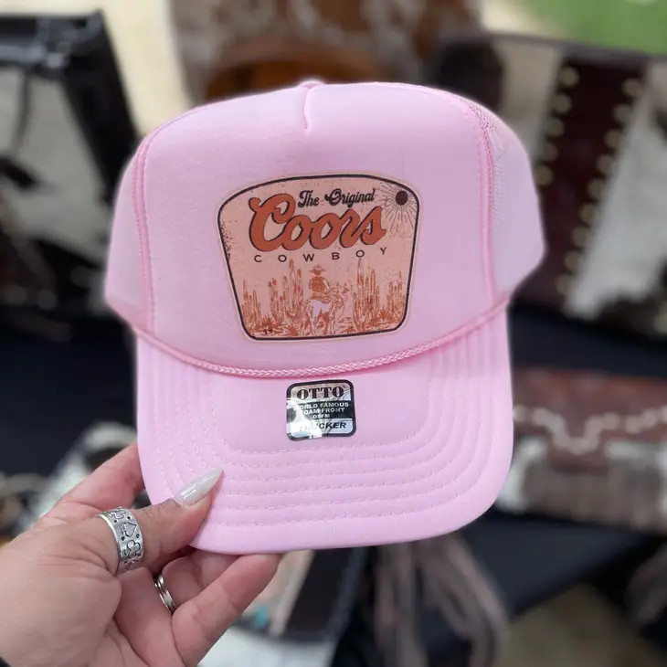 COORS PINK HAT - FRINGE WESTERN WEAR