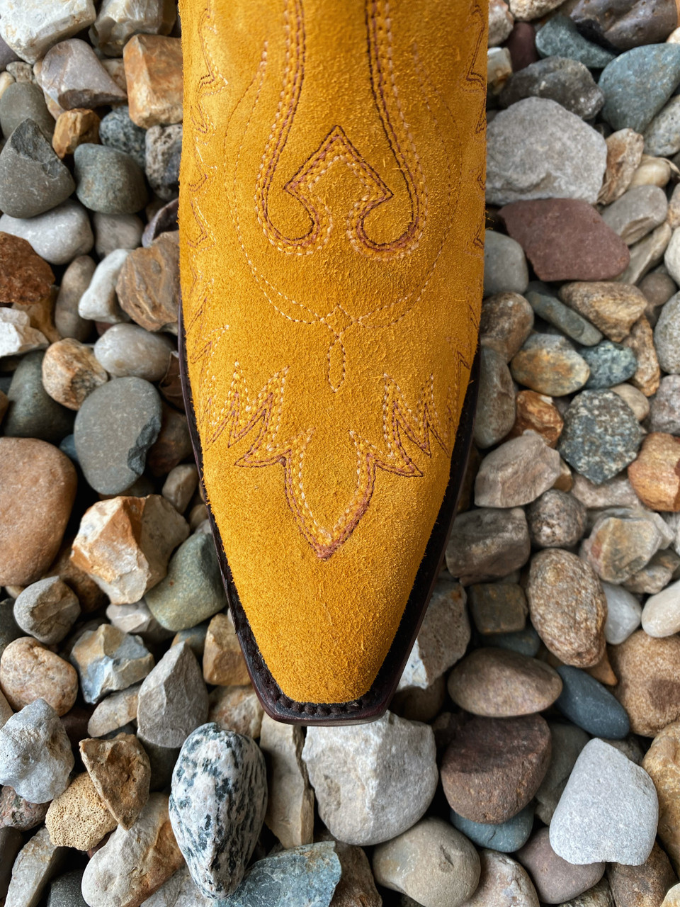 ARIAT WOMEN'S GOLD SUEDE DIXON BOOT - FRINGE WESTERN WEAR