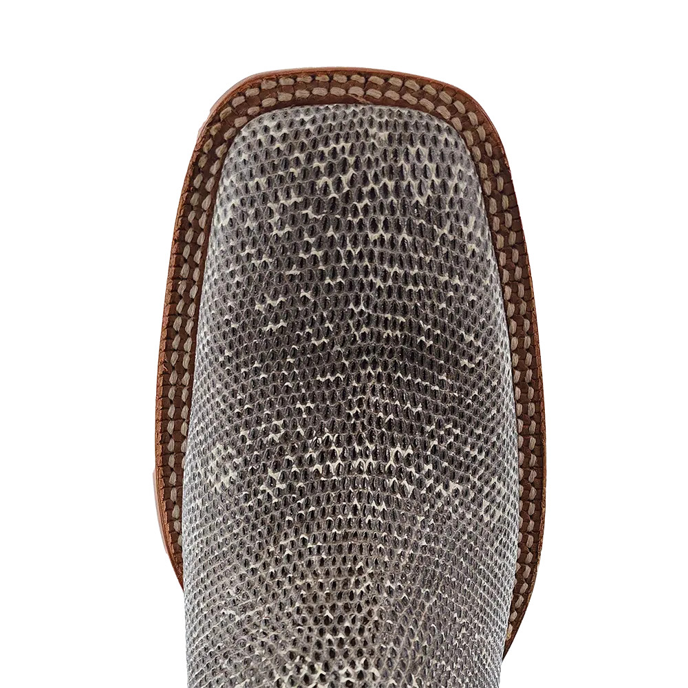 R WATSON MENS NATURAL RING LIZARD BOOT - FRINGE WESTERN WEAR