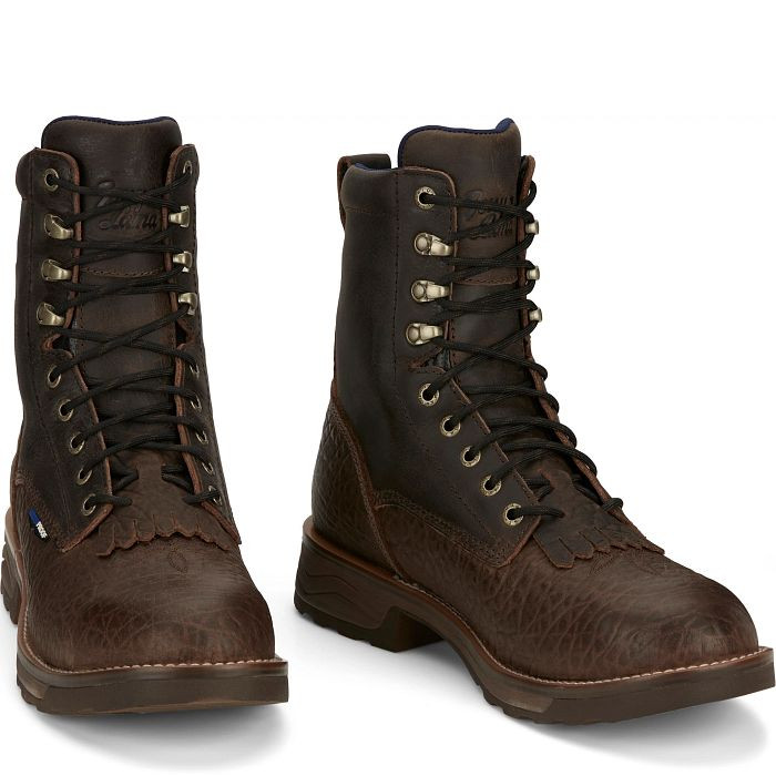 TONY LAMA HIGH PLAINS 8" WORK COMP TOE - FRINGE WESTERN WEAR
