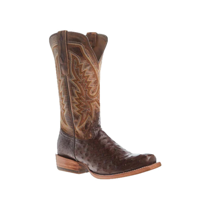 DURANGO MENS DDB0463 OSTRICH BOOTS - FRINGE WESTERN WEAR