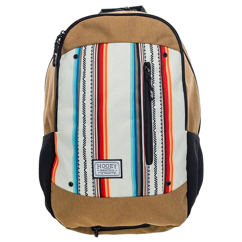 HOOEY "ROCKSTAR" SERAPE/TAN BACKPACK - FRINGE WESTERN WEAR