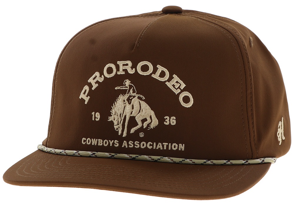 HOOEY PRO RODEO CAP BROWN - FRINGE WESTERN WEAR