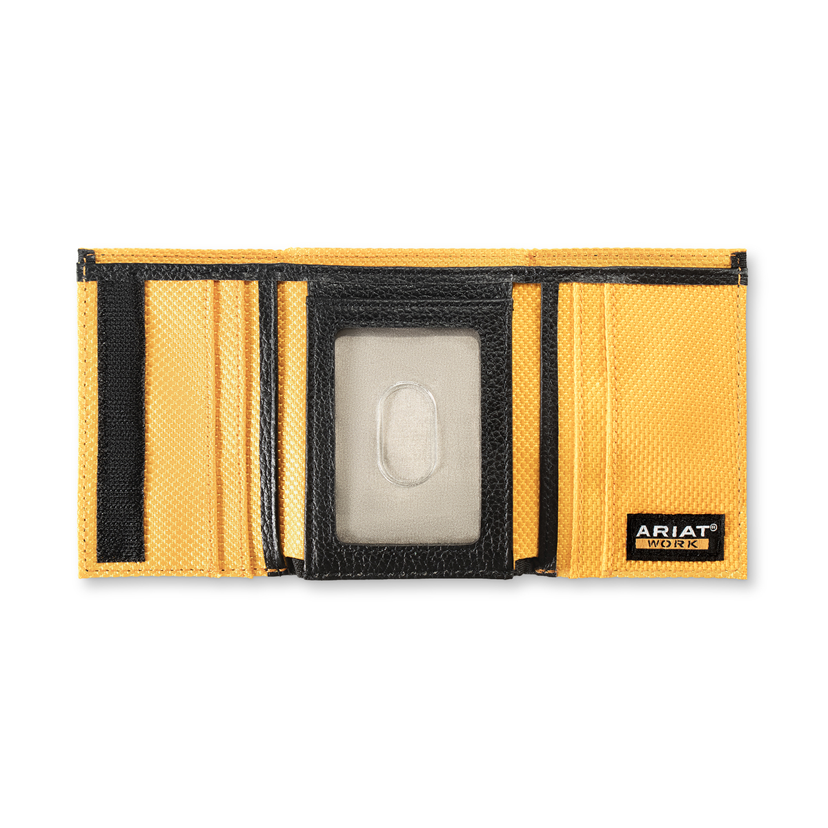 ARIAT MENS GREY TRIFOLD WORK WALLET - FRINGE WESTERN WEAR