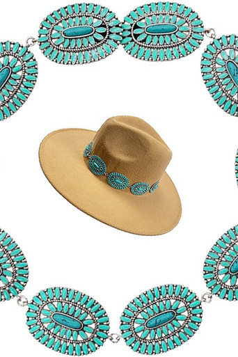 CONCHO HAT BAND - FRINGE WESTERN WEAR