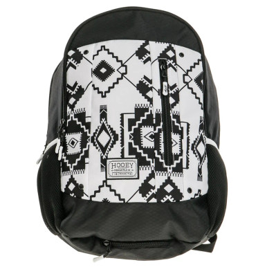 HOOEY "ROCKSTAR" BLACK/WHITE AZTEC BACKPACK - FRINGE WESTERN WEAR