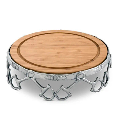 Equestrian Cheese Pedestal - FRINGE WESTERN WEAR