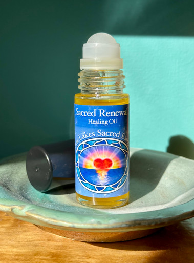 Sacred Renewal Organic Massage Oil - Great Lakes Sacred Essences
