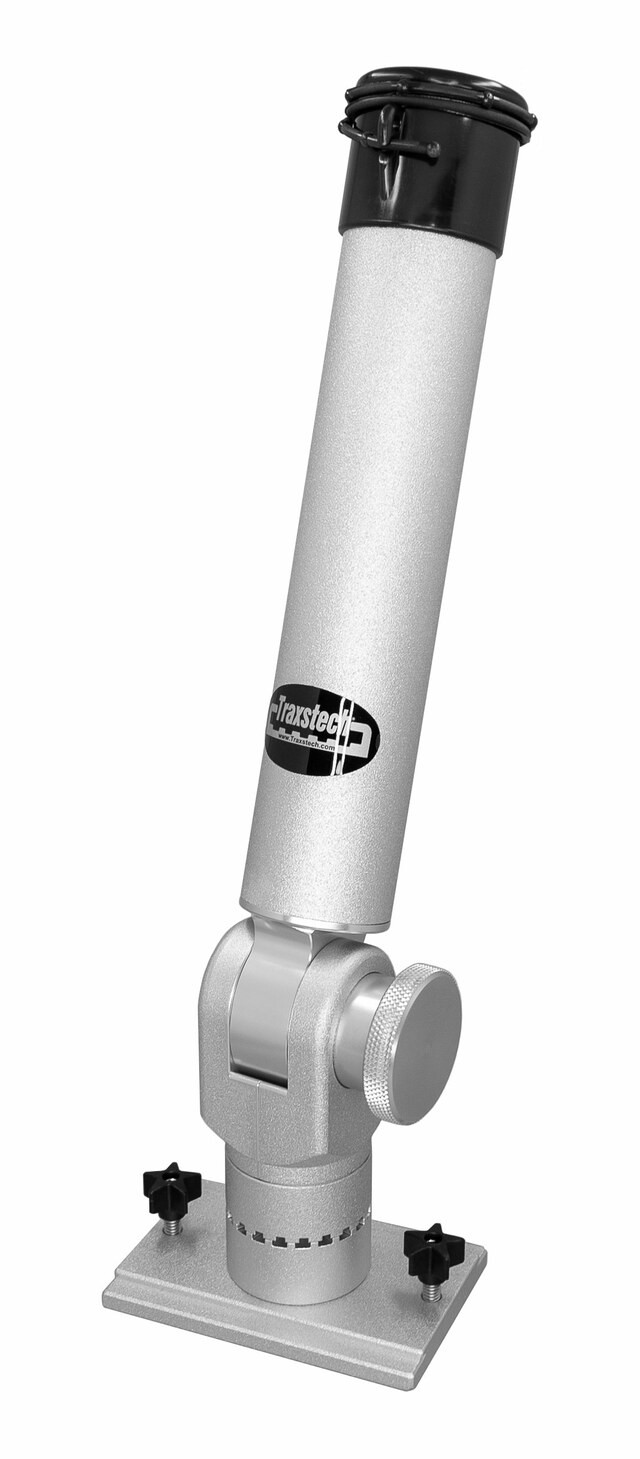 Traxstech Ratcheting Rod Holder with Lift and Turn Base on 58 Degree T ...