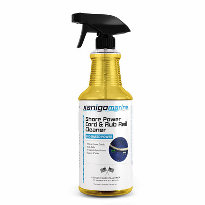 Xanigo Marine Shore Power Cord Rub Rail Cleaner - 32oz