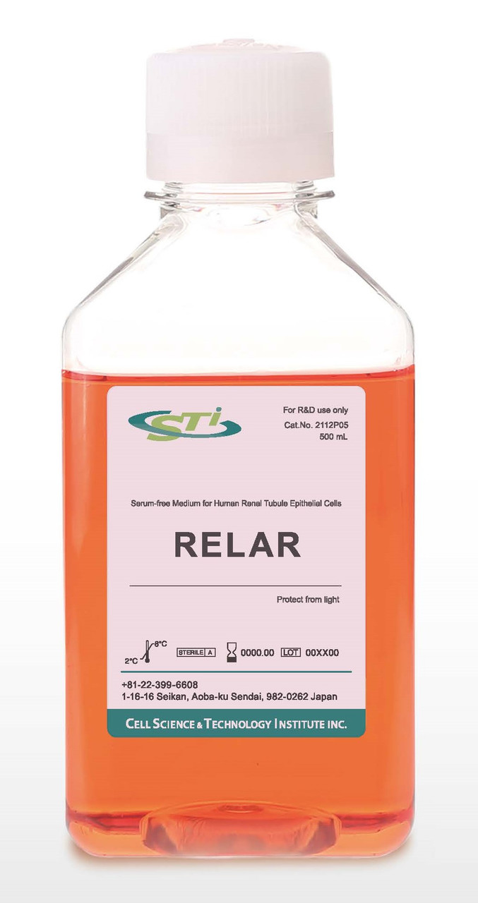 Relar Serum Free Medium For Human Renal Proximal Tubule Epithelial Cell