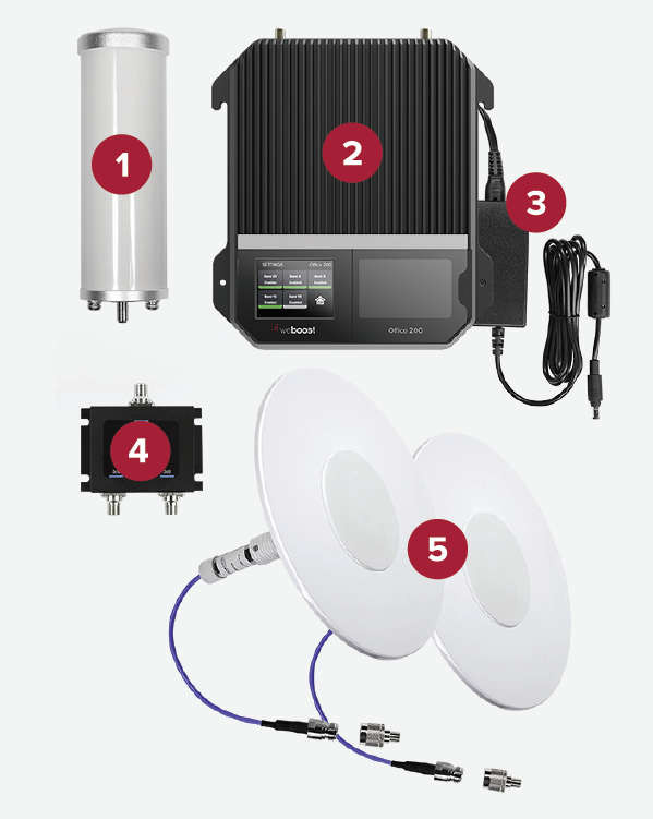 weBoost INSTALLED | Office 200 Signal Booster System For Small ...