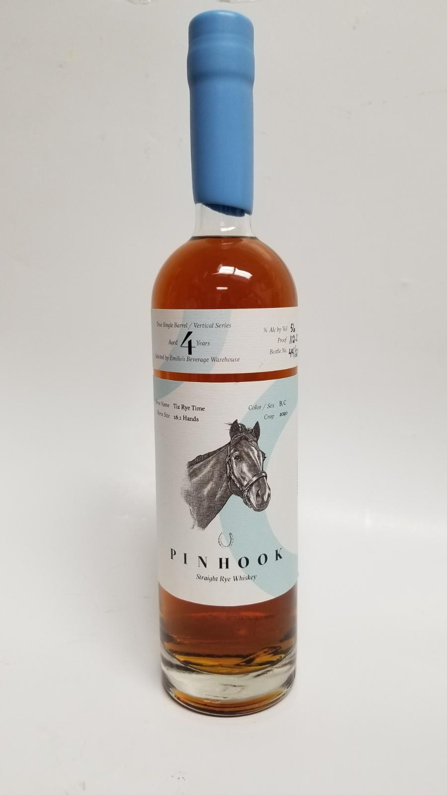 Pinhook Straight Rye 4 Year Whiskey True Single Barrel 750ml | Emilio's ...