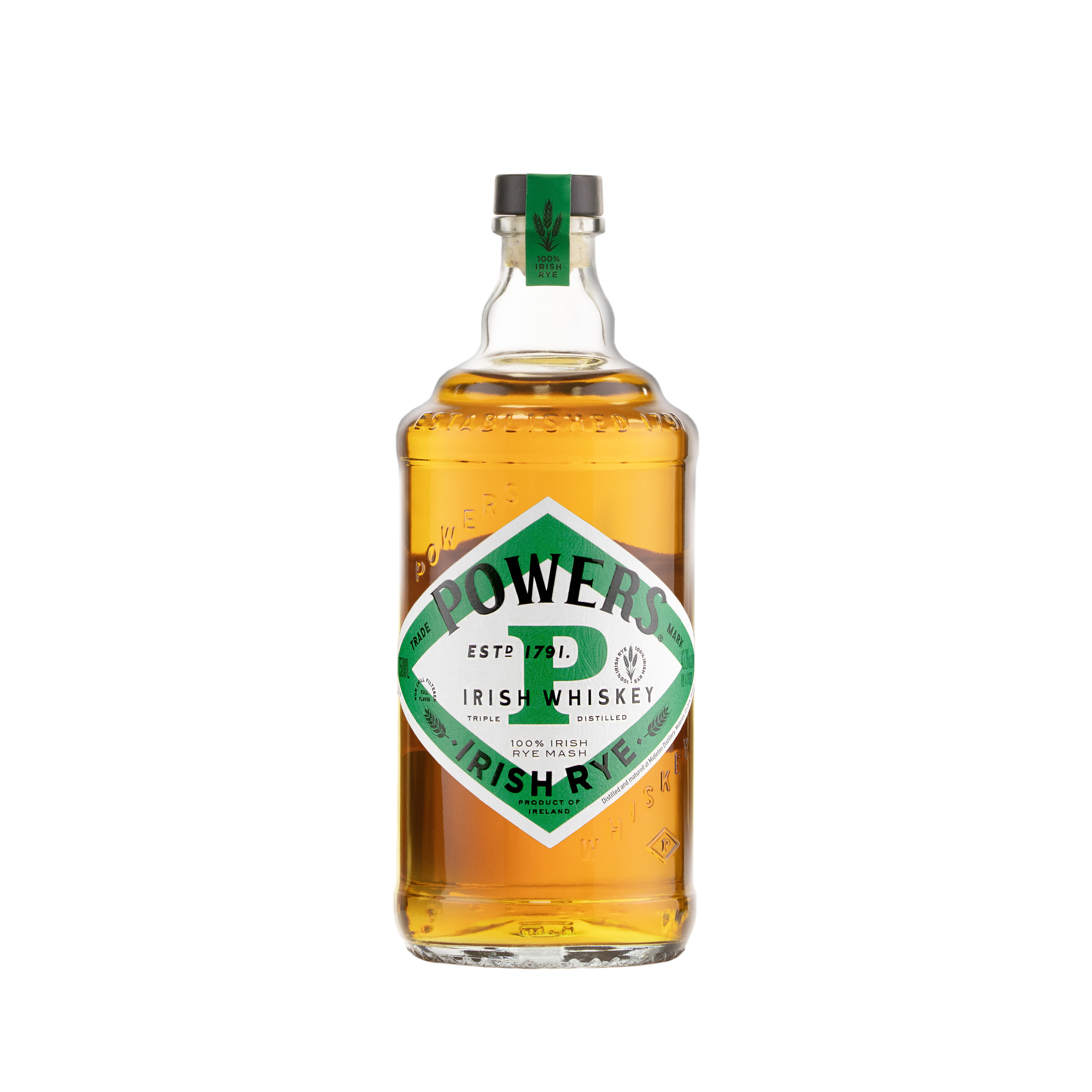 Powers Irish Rye Whiskey 750ml