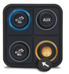 4 button intelligent programmable CAN keypad for use with EMU Black and ...