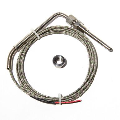 Includes 90 degree Type K EGT probe with stainless fittings and weld ...