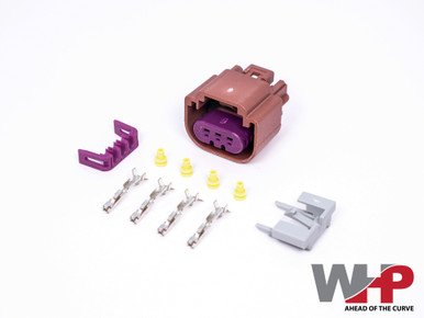 3 position Delphi connector with 4 terminals and 4 seals for ...