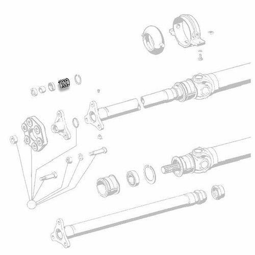 Mercedes-Benz SL W113 Pagoda Propeller Shaft Coupling Centering Spring ...