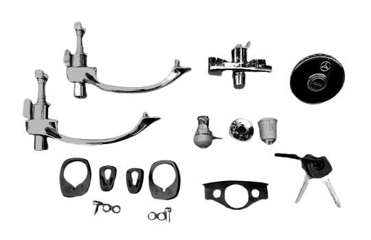 Mercedes-Benz W113 Late 280SL Complete Matched Lock Set