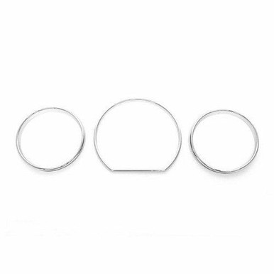 Mercedes-Benz W126 Chrome Instrument Cluster Trim Gauge Rings