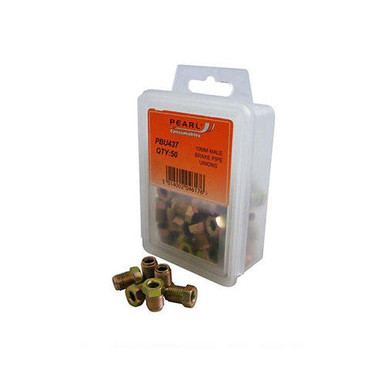 Brake Pipe Unions - Male - M10 - Pack Of 50