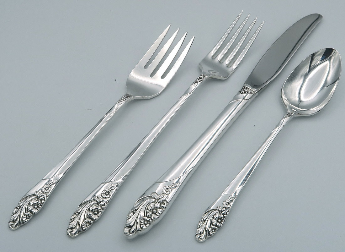 Evening Star by Community/Oneida 4-piece Grille Size Setting - White ...