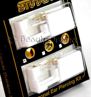 Studex Ear Piercing Kit with Pre Loaded Gold Plated Studs SPP-R200Y