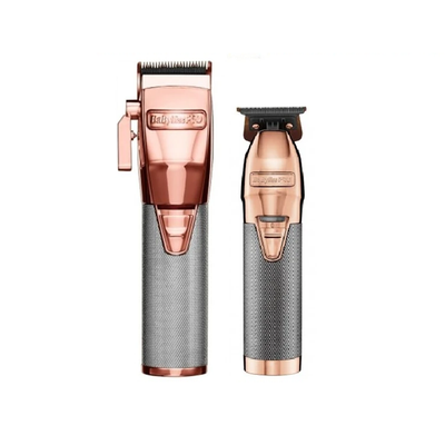 BaByliss Pro Rose Gold FX870RG Clipper & FX787RG Trimmer Combo