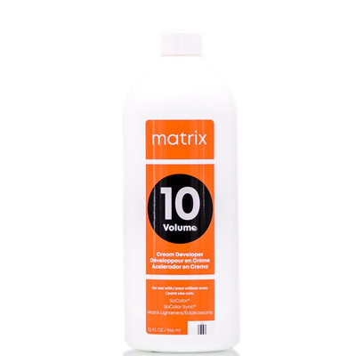Matrix Cream Developer 10 Volume 32 fl oz.