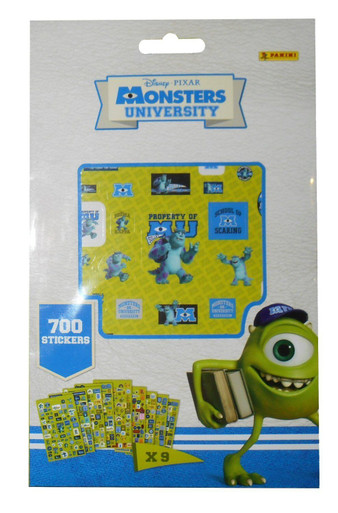 Monster High Monsters University 700 Sticker Pack by Panini - Big White ...