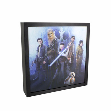 Star Wars The Last Jedi 3D Infinity Luminart Illuminated Picture - Big ...