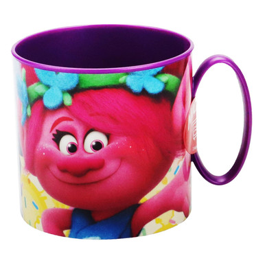 Trolls 350ml Plastic Mug Microwave Compatible - Big White Rabbit.ie