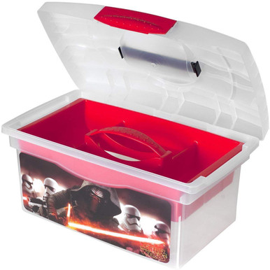 Star Wars Storage Box with Lift Out Compartment White / Red - Big White ...