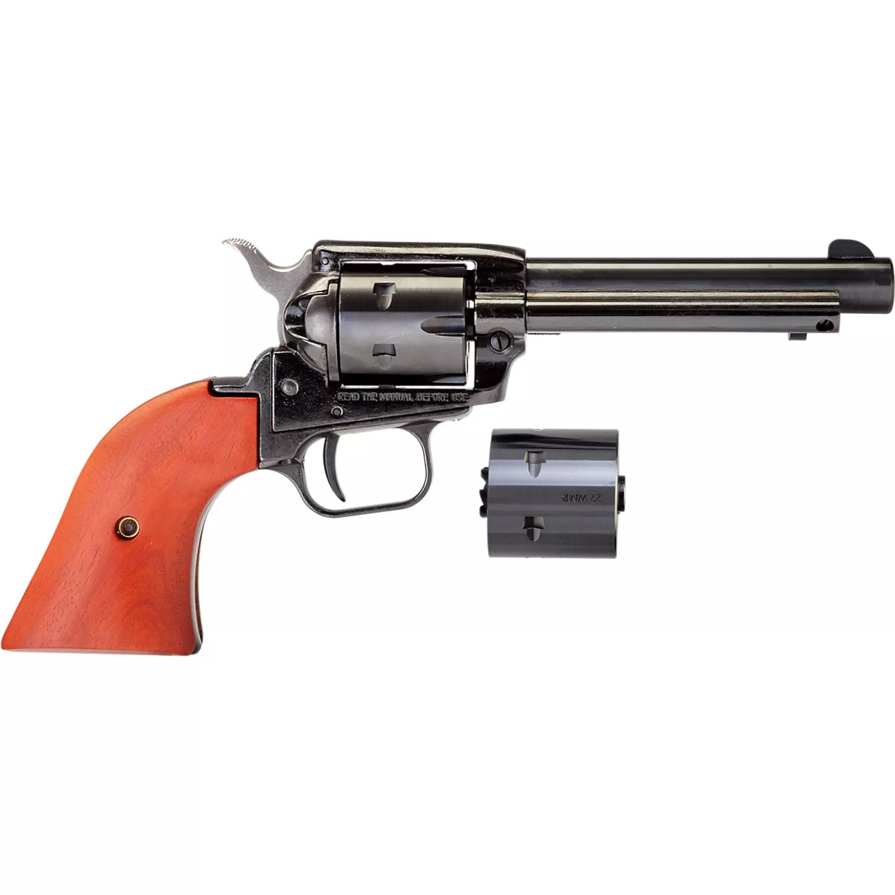 HERITAGE ROUGH RIDER 22 LR/22 MAG 4-3/4" BBL BLUED/COCOBOLO GRIPS ...