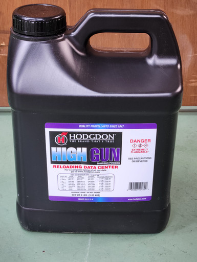 HODGDON POWDER - HIGH GUN 8LB HIGHGUN8LB - Shydas Outdoor Center