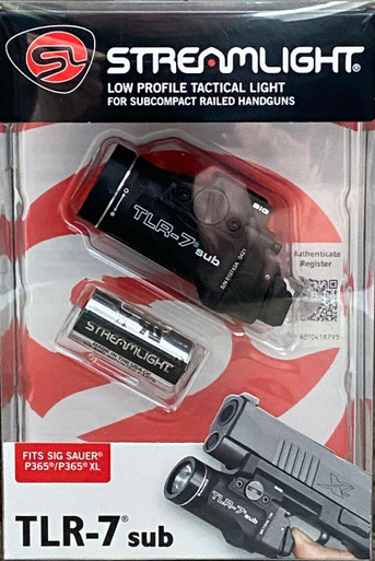 STREAMLIGHT TLR-7X SUB 500 LUMENS FITS SIG P365/XL 69401 - Shydas ...