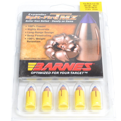 BARNES SPIT FIRE MZ BULLETS 50 CAL 250 GR. SPIT FIRE TMZ BT BRN30589 ...