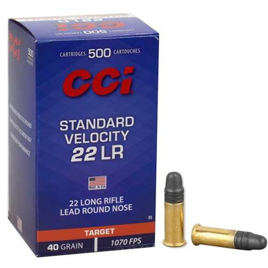 CCI STANDARD VELOCITY 22 LR 40 GR LRN CCI0035 - Shydas Outdoor Center