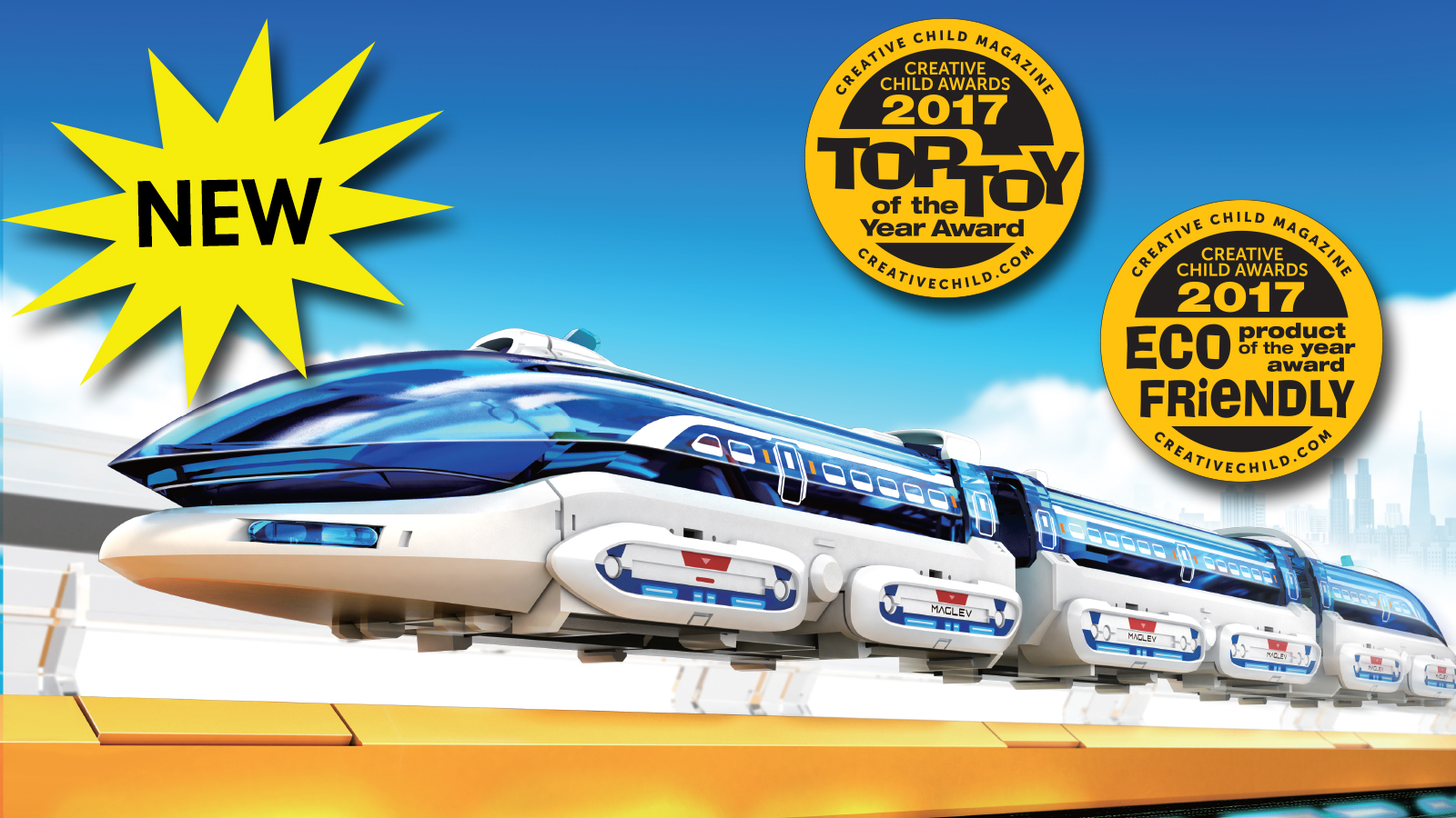 Magnetic Levitation Express Wins Creative Child Magazine 2017 TOP TOY ...